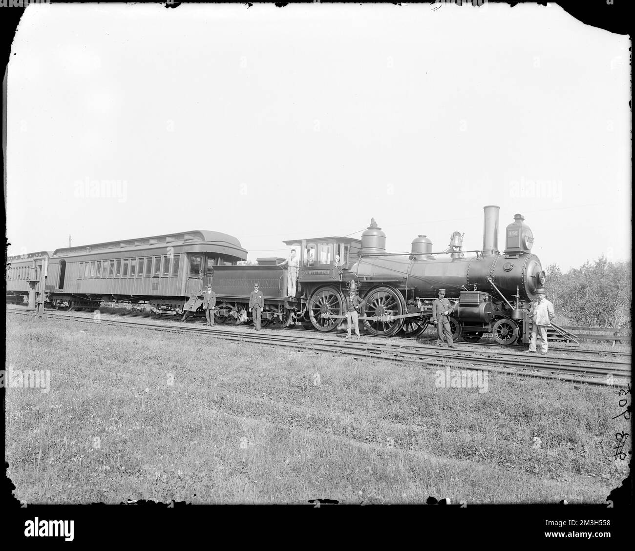 Miscellaneous, Boston and Maine Railroad train at Middleton Station ...