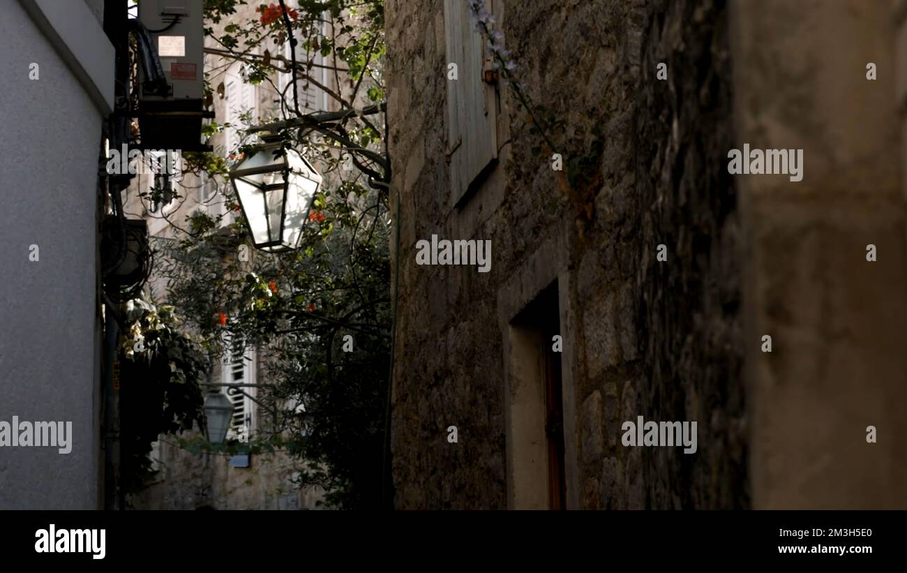 Beautiful landscapes near old landmarks . Creative . Tourists walking ...