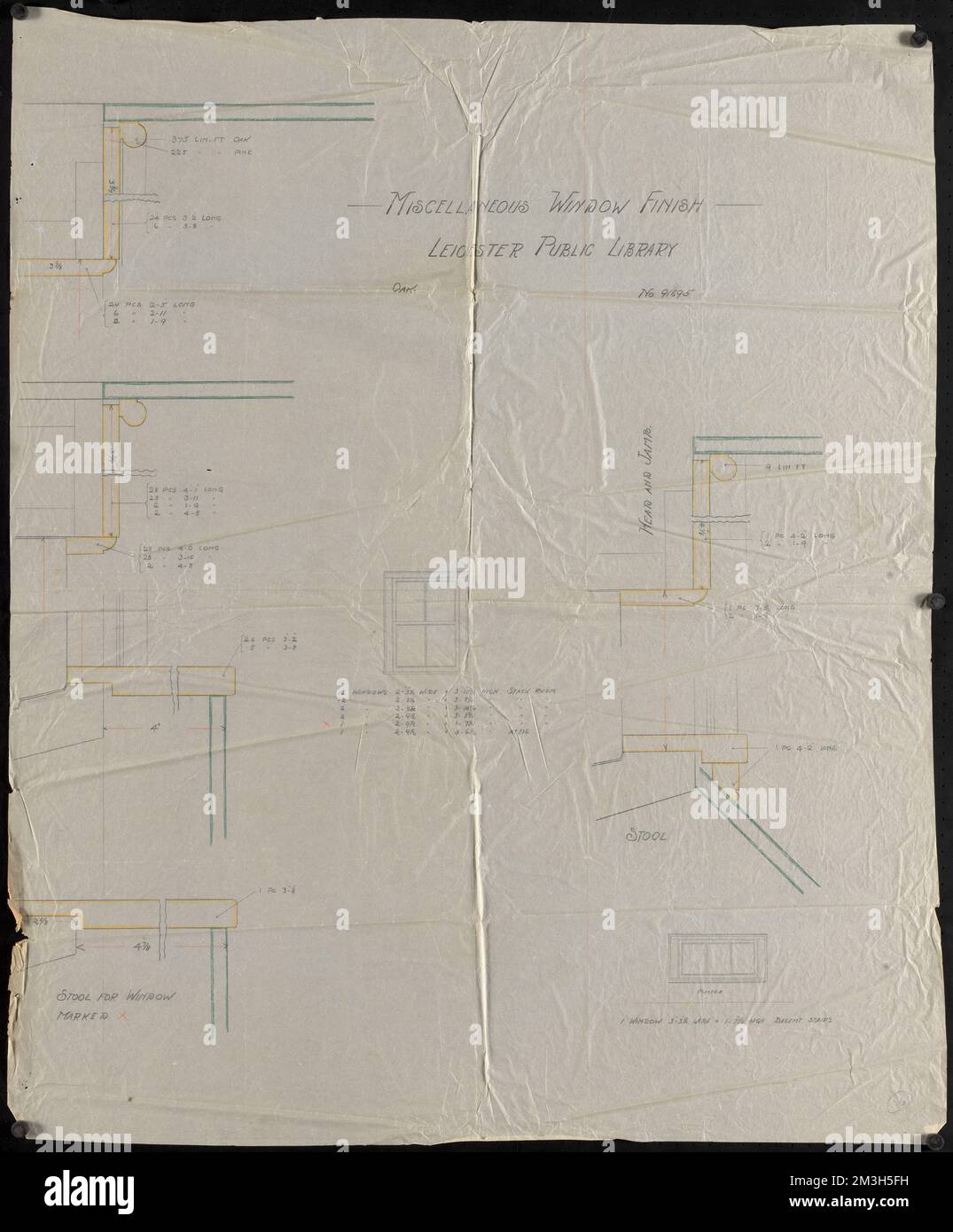 Miscellaneous window finish, Leicester Public Library , Libraries ...