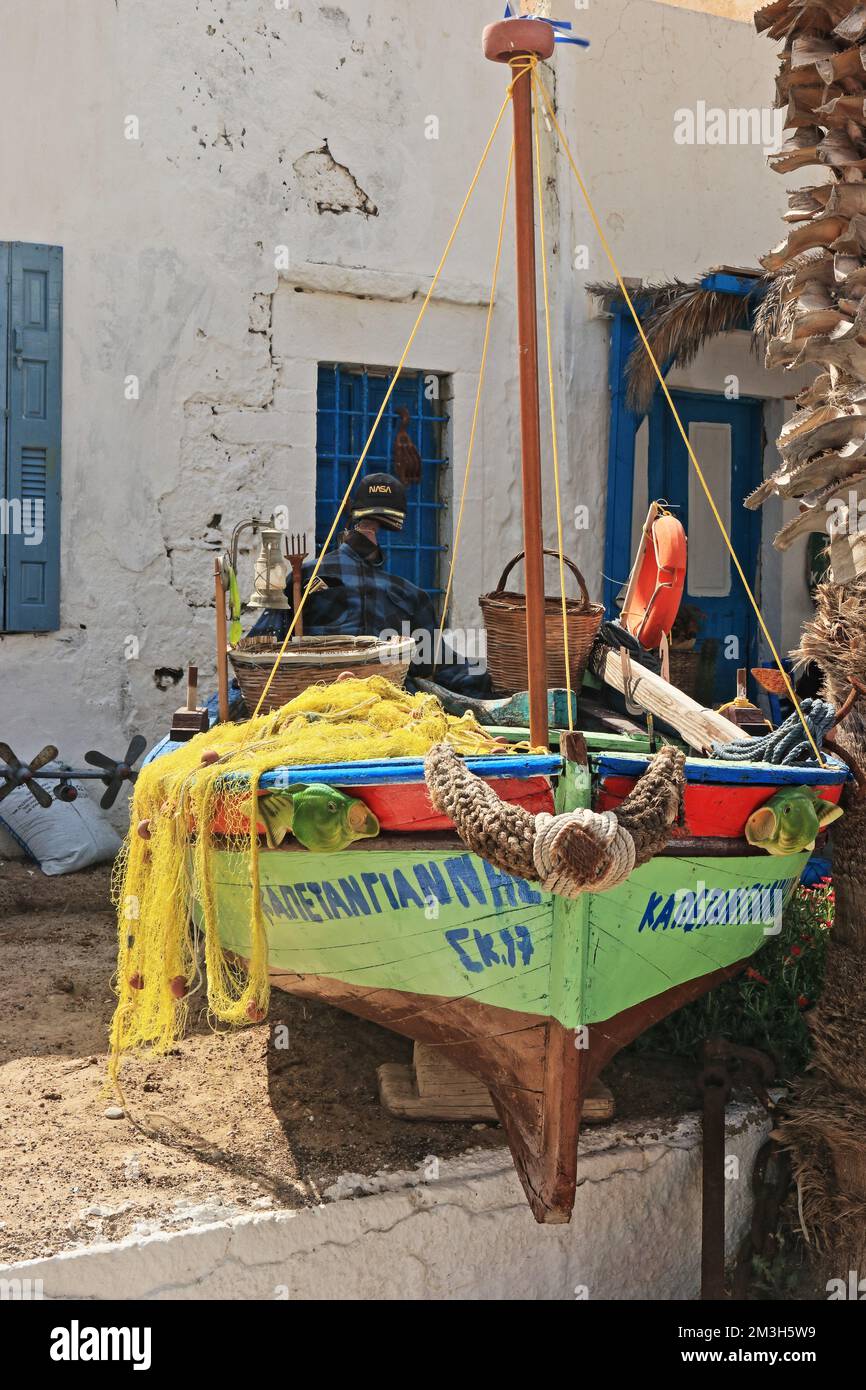 Karpathos, the village of Finiki Stock Photo - Alamy