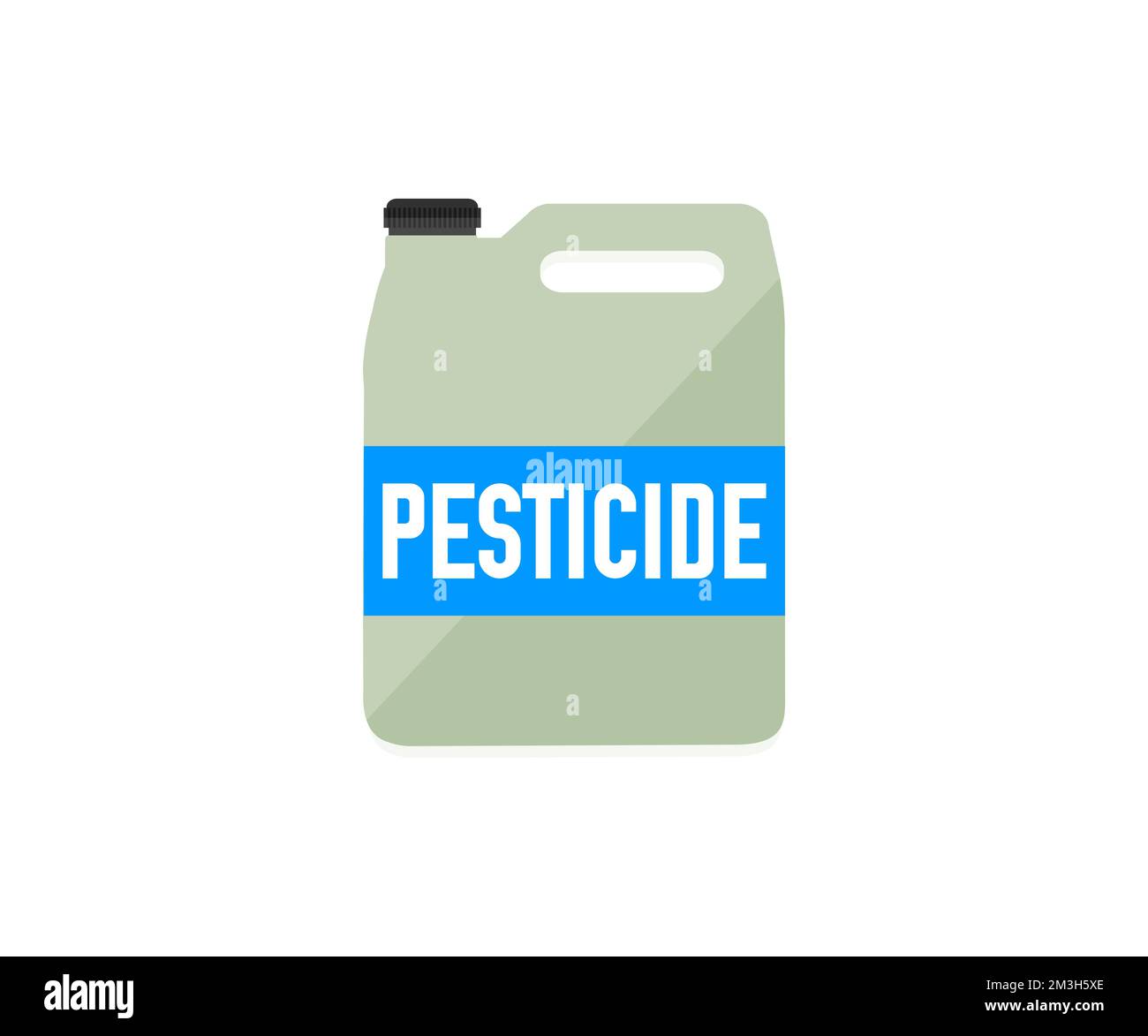 Pesticide canister, protection concept with pesticide canister jug in ...