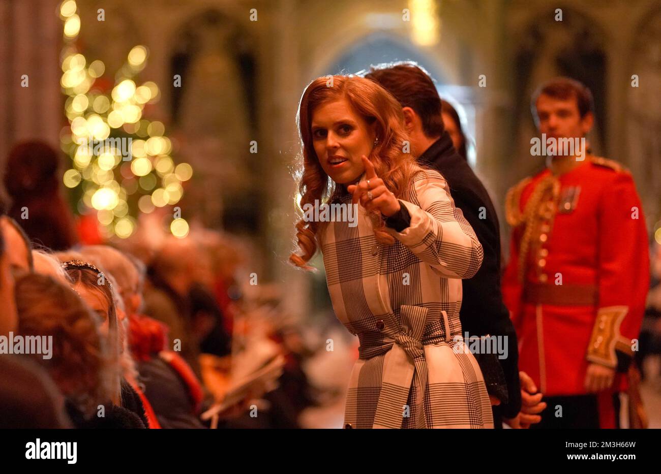 Princess Beatrice arriving for the 'Together at Christmas' Carol ...