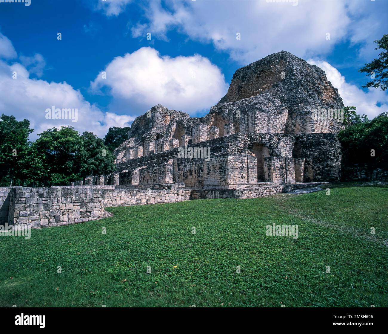 Kohunlich Archaeological Zone Stock Photo - Alamy