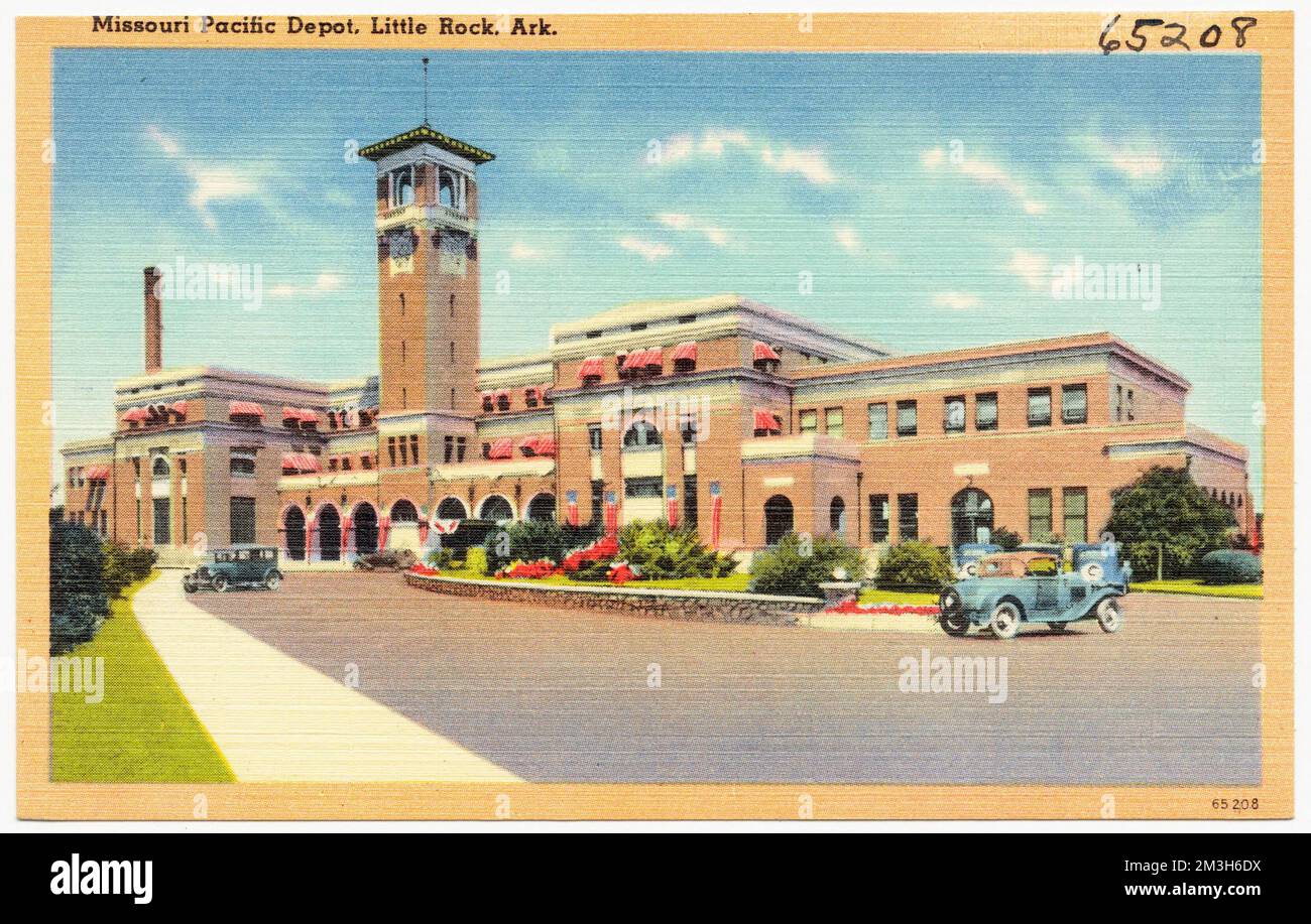 Missouri Pacific Depot, Little Rock, Ark. , Railroad stations, Tichnor ...