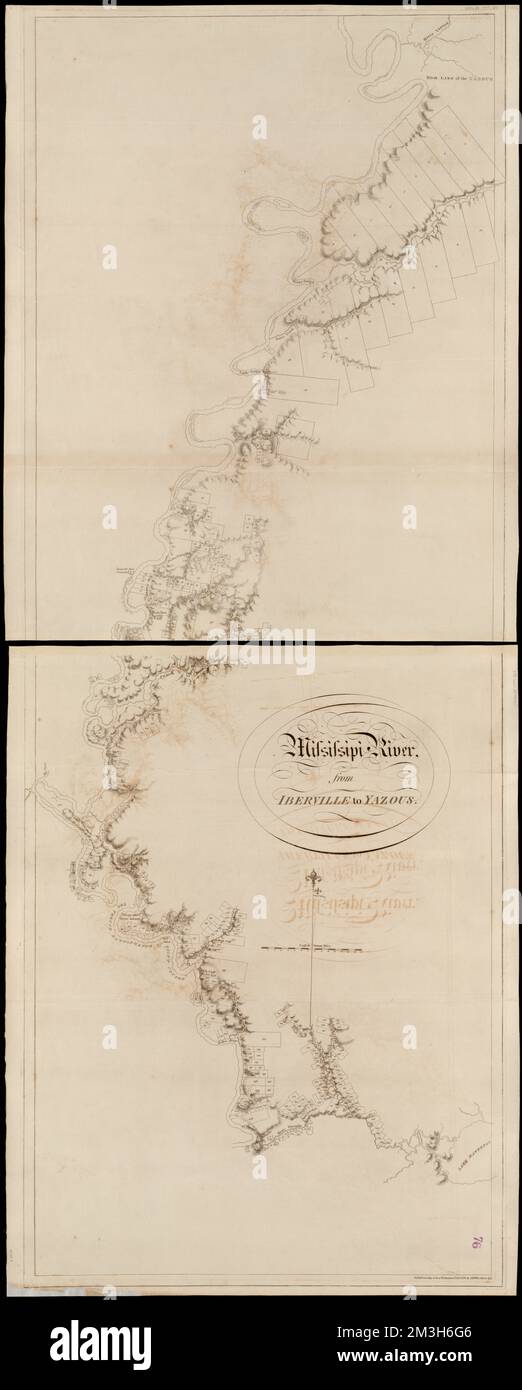 Mississipi River, from Iberville to Yazous , Mississippi River, Maps ...