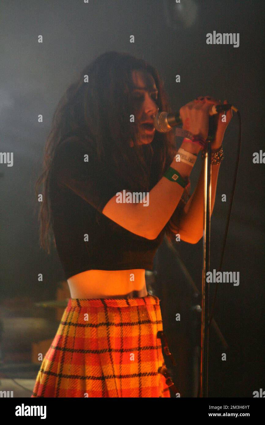SXSW - Charli XCX in concert Stock Photo - Alamy