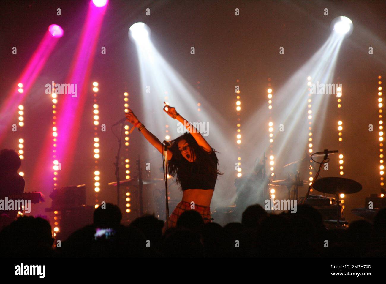 SXSW - Charli XCX in concert Stock Photo - Alamy