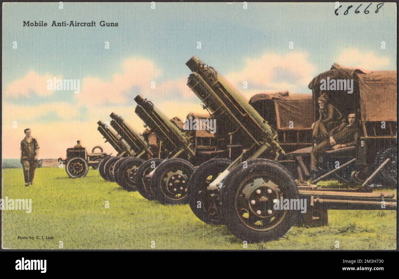 Mobile anti-aircraft guns , Antiaircraft guns, Military personnel ...
