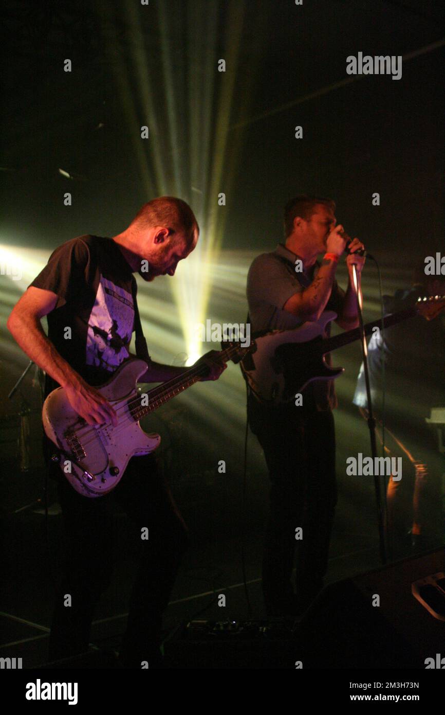 SXSW - Cold War Kids in concert Stock Photo - Alamy