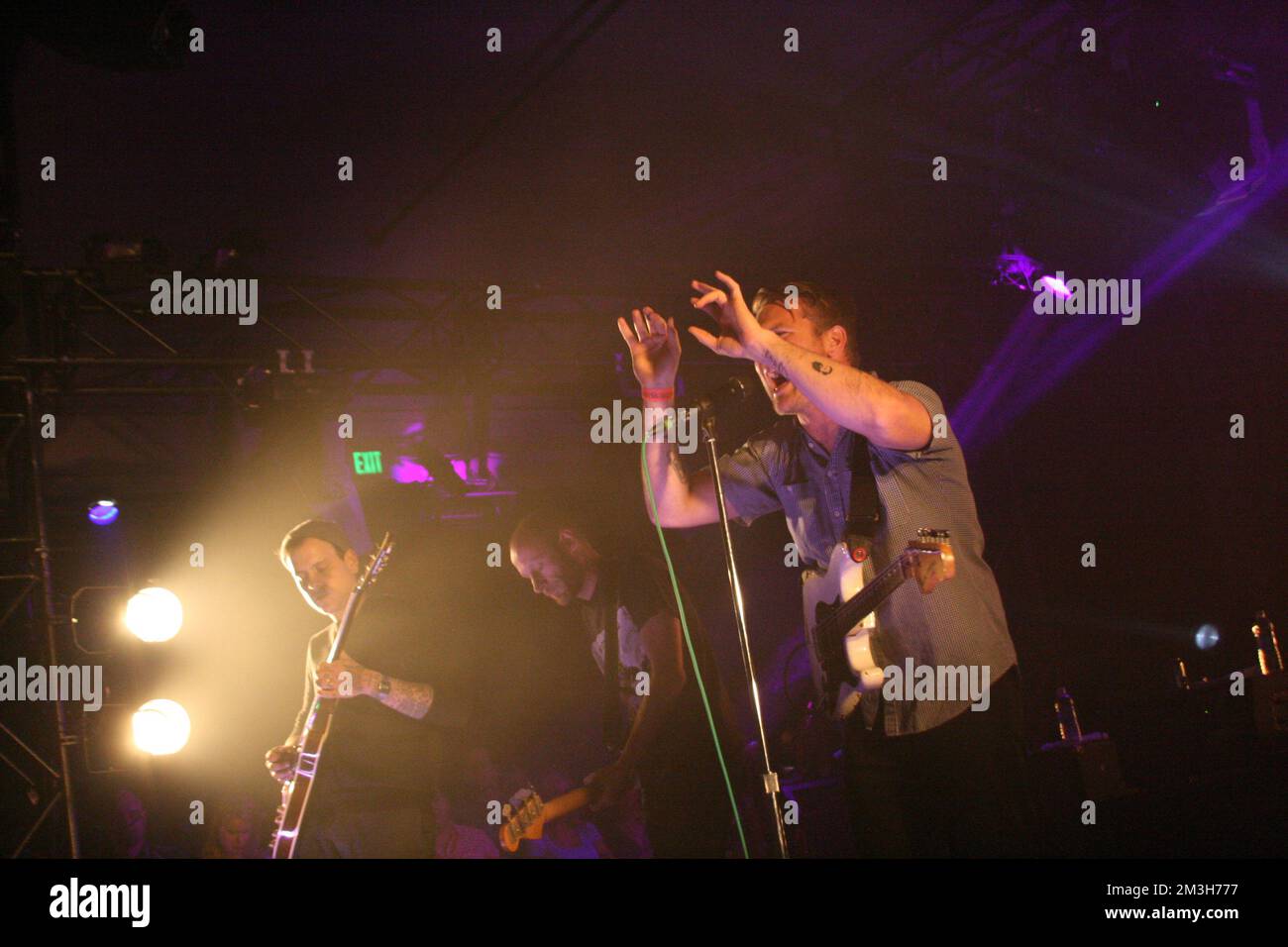 SXSW - Cold War Kids in concert Stock Photo - Alamy