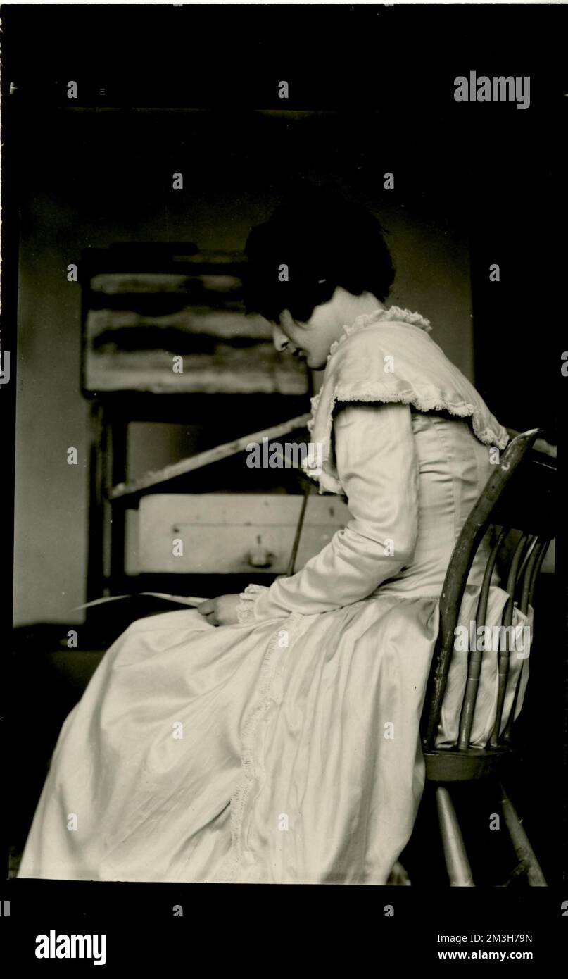 Model for mural , Artists' models, Costumes, Massachusetts Normal Art ...