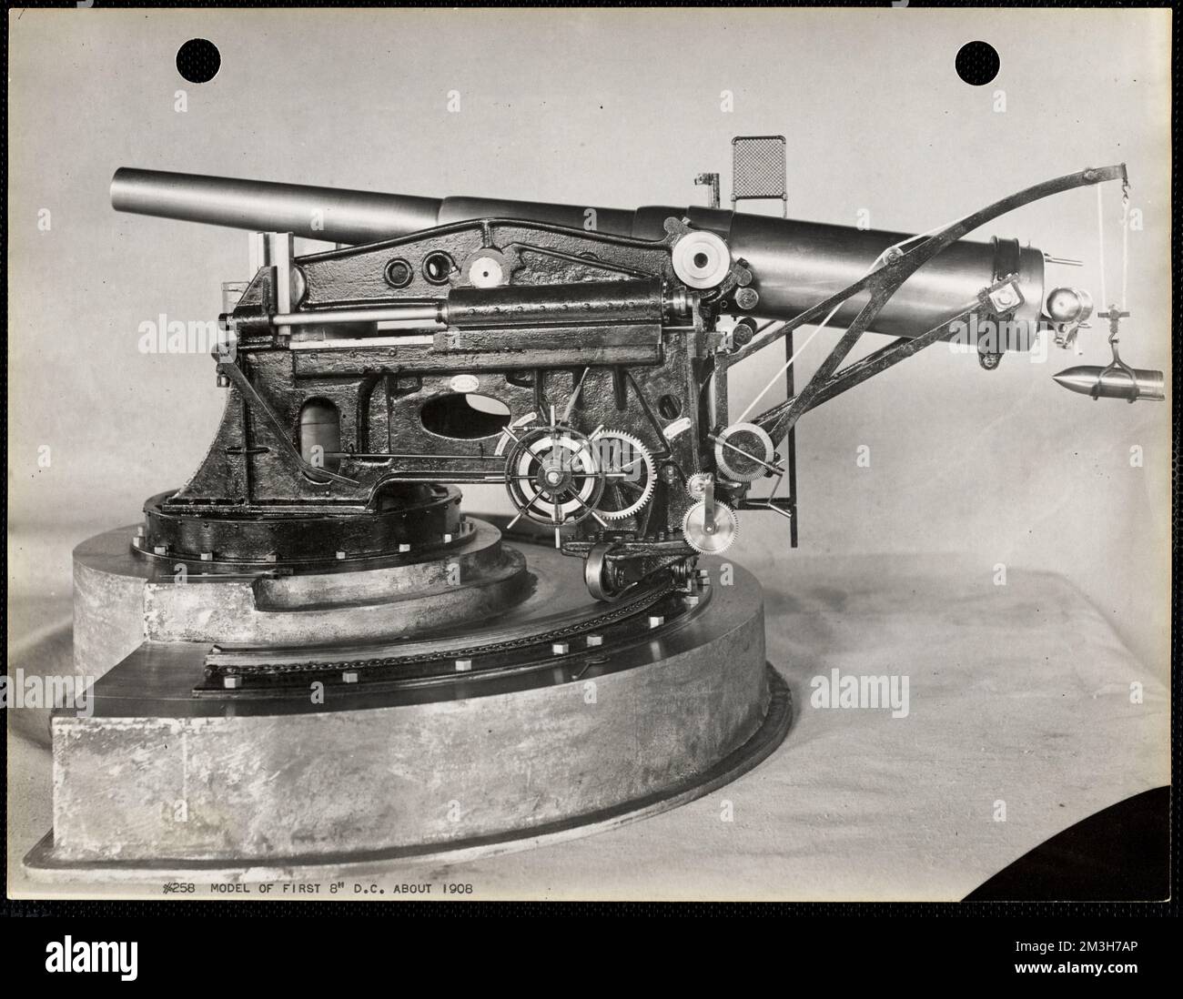 Model of first 8' D.C. , Firearms. Records of U.S. Army Operational ...