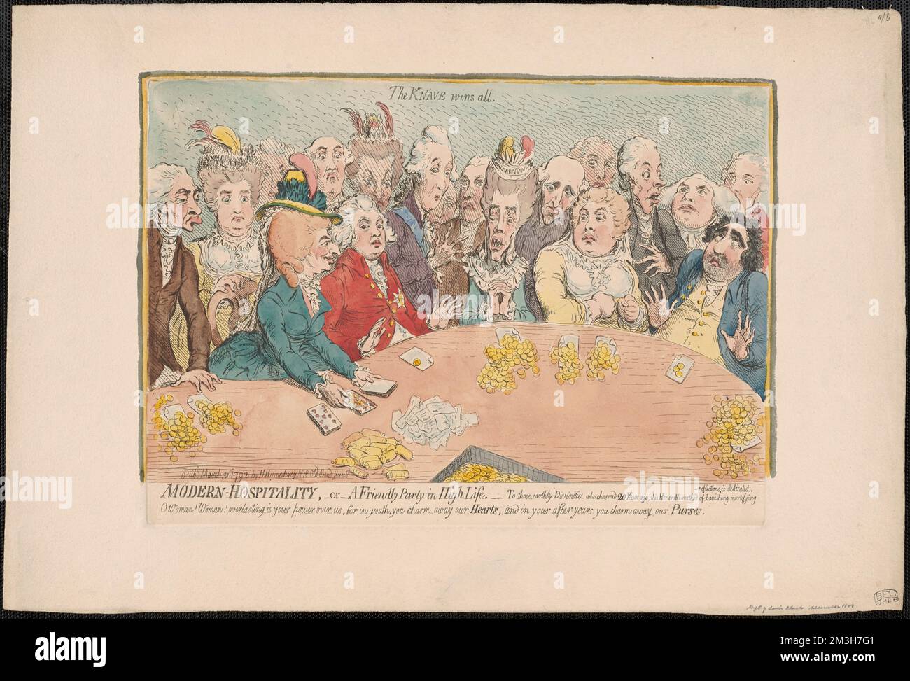 Modern hospitality, or a friendly party in high life , Kings ...