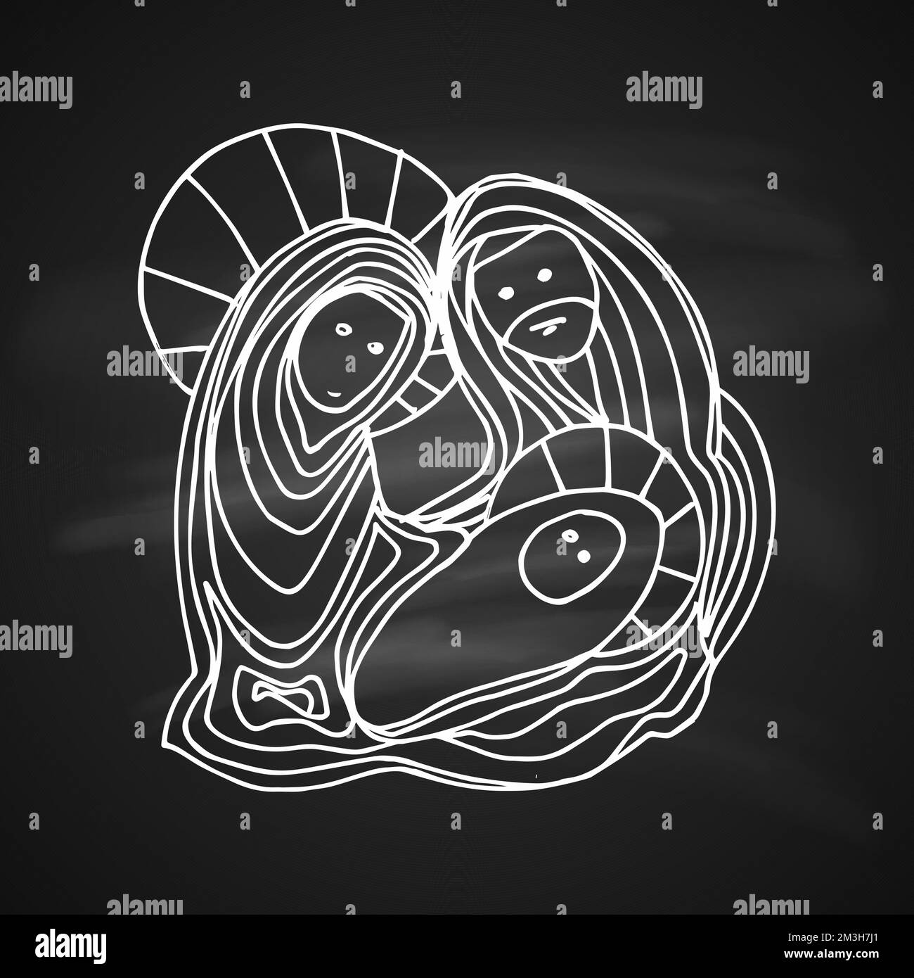 Birth of lord jesus Black and White Stock Photos & Images - Alamy