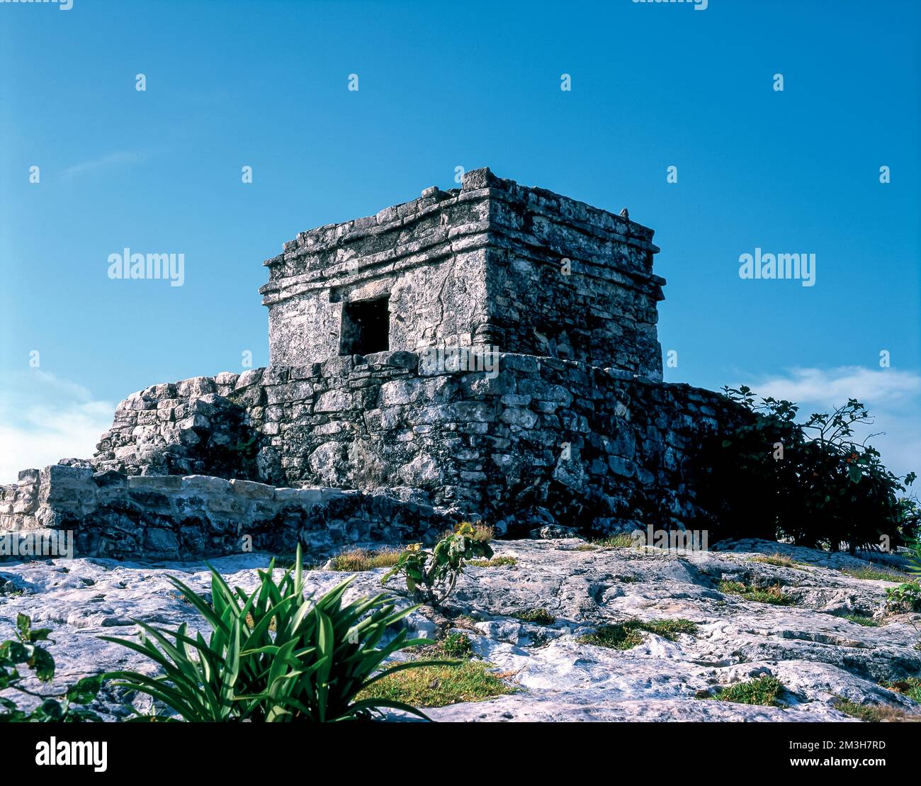 Archaeological zone of Tulum, Yucatan, Quintana Roo, Mexico Stock Photo ...