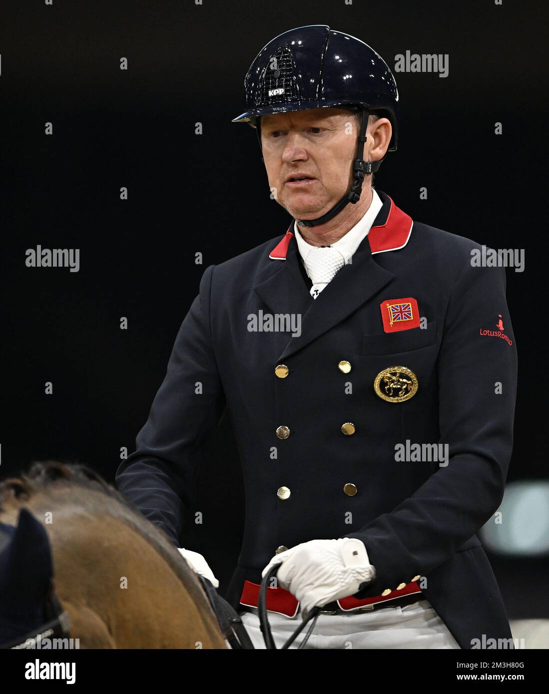 Royal Victoria Dock, UK. 15th Dec, 2022. Gareth Hughes (GBR) riding ...