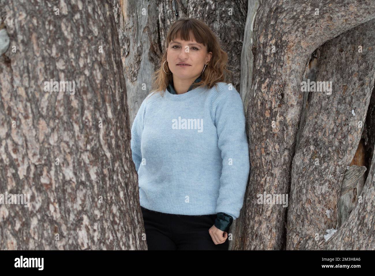 Lea Mysius attending a portrait session during the 14th Les Arcs Film ...