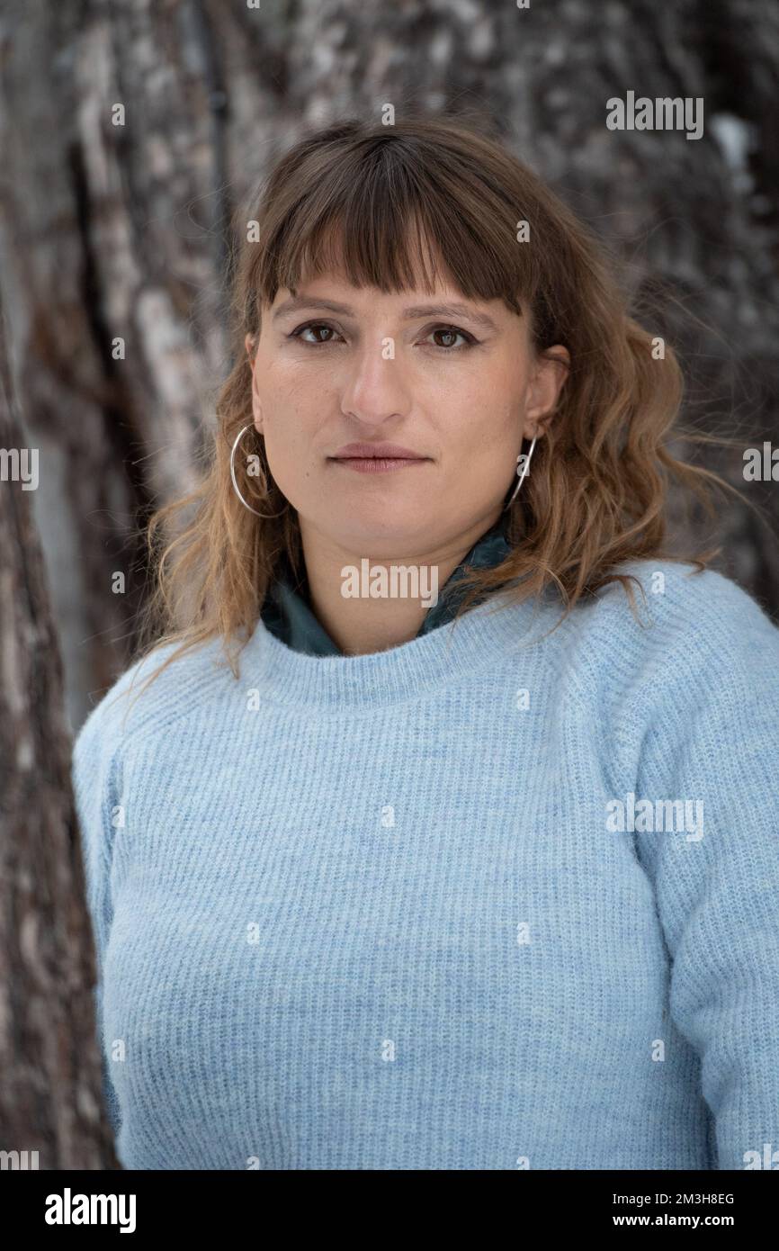 Lea Mysius attending a portrait session during the 14th Les Arcs Film ...