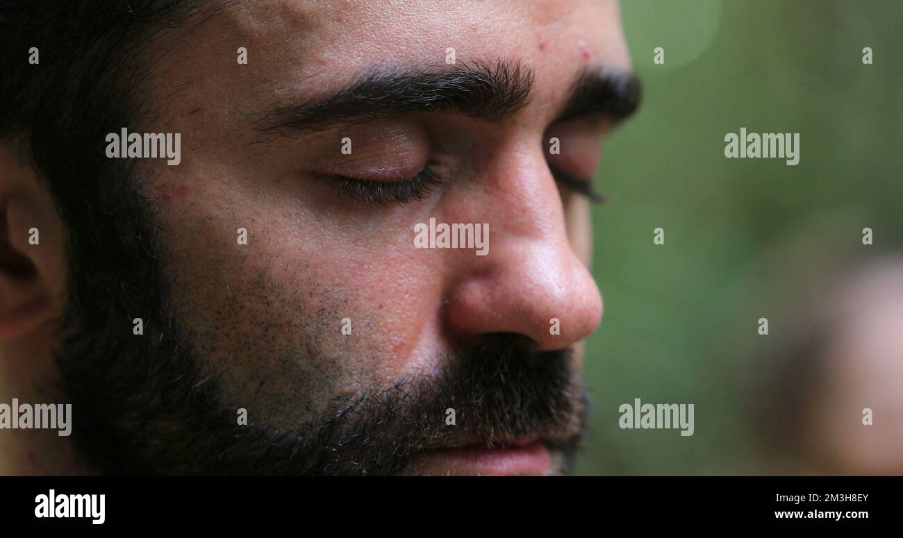 People breathing serenity hi-res stock photography and images - Alamy