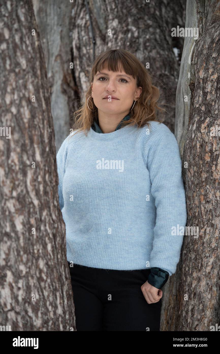 Lea Mysius attending a portrait session during the 14th Les Arcs Film ...