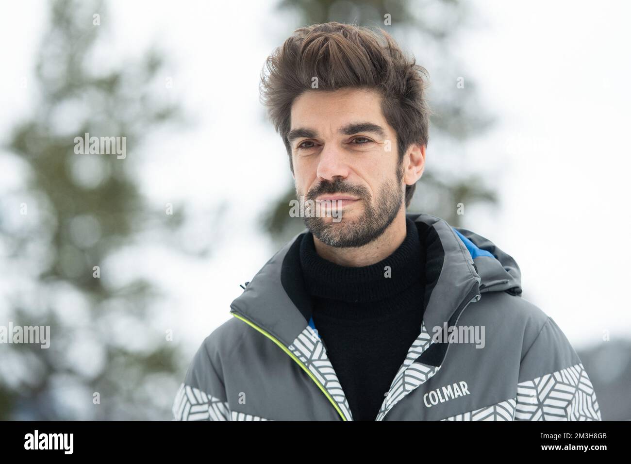 Quentin Reynaud attending a portrait session during the 14th Les Arcs ...