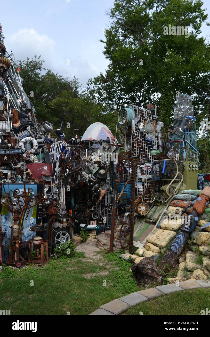 Austin texas cathedral of junk hi-res stock photography and images - Alamy
