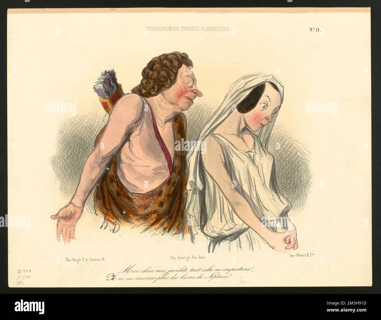 Mon char, mes javelots...(Phedre). Honoré Daumier (1808-1879 ...