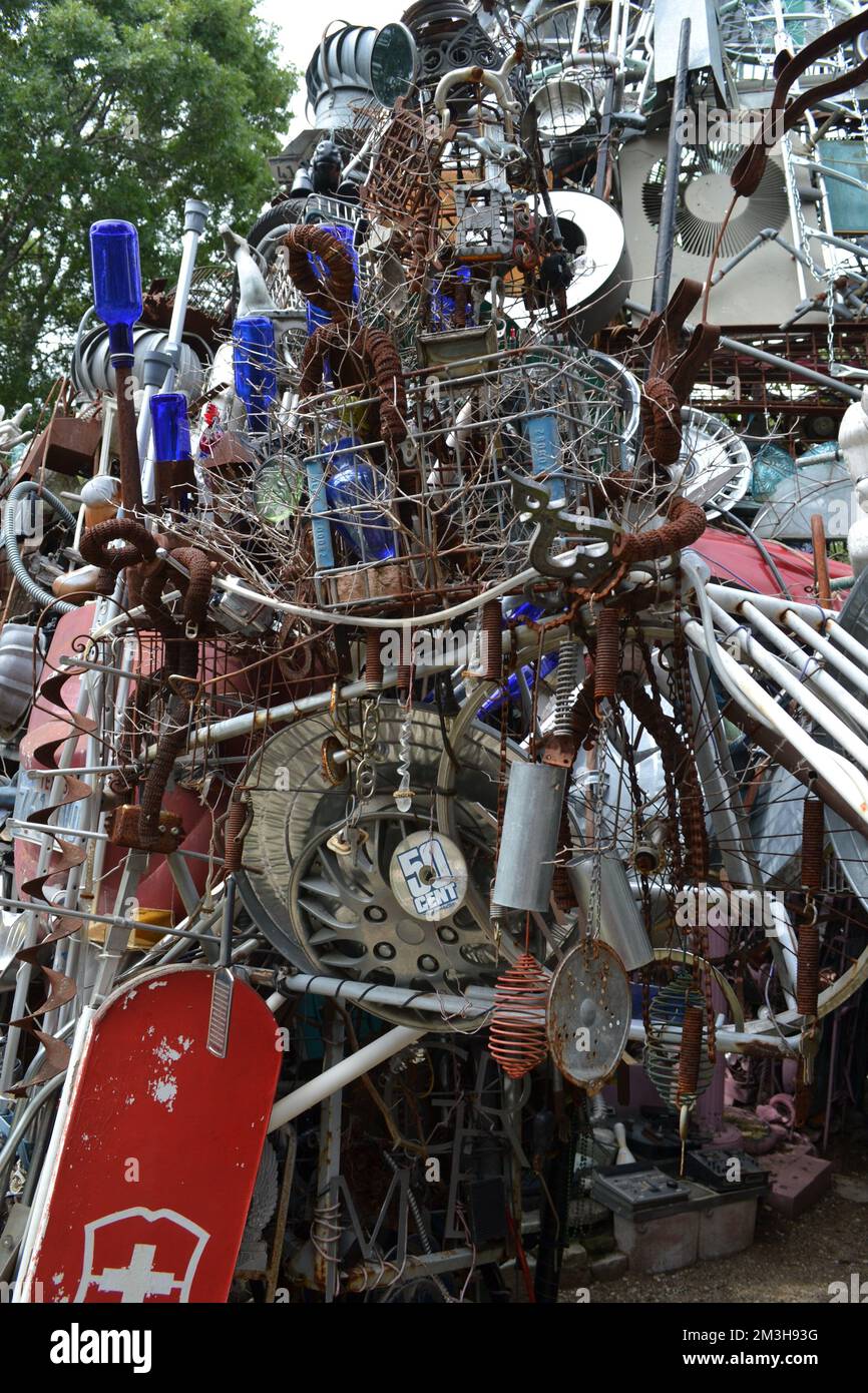 Cathedral of Junk, Austin, Texas Stock Photo - Alamy