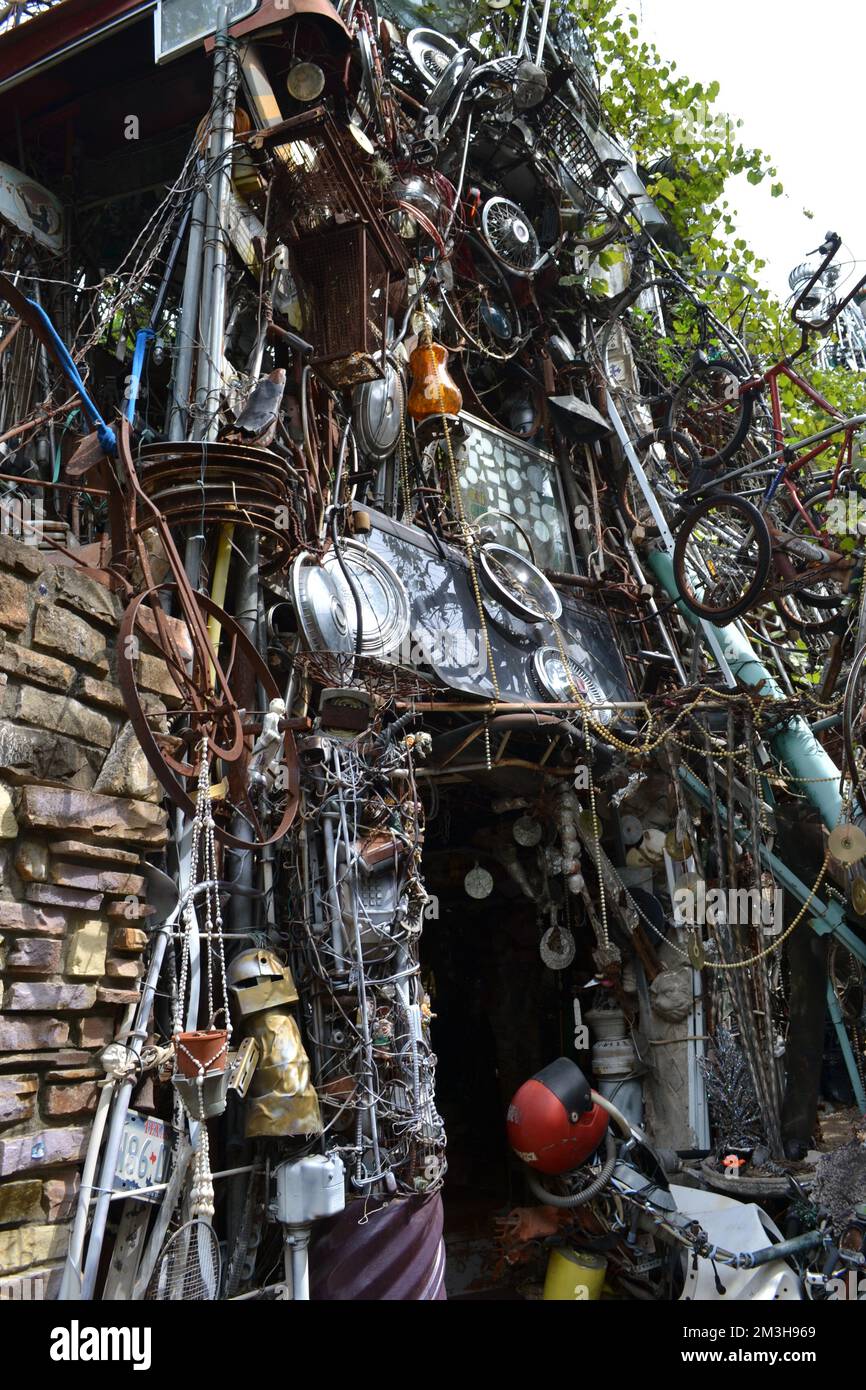Austin texas cathedral of junk hi-res stock photography and images - Alamy
