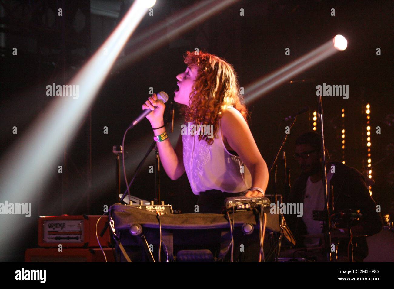 SXSW - Empress Of - Lorely Rodriguez in concert Stock Photo - Alamy