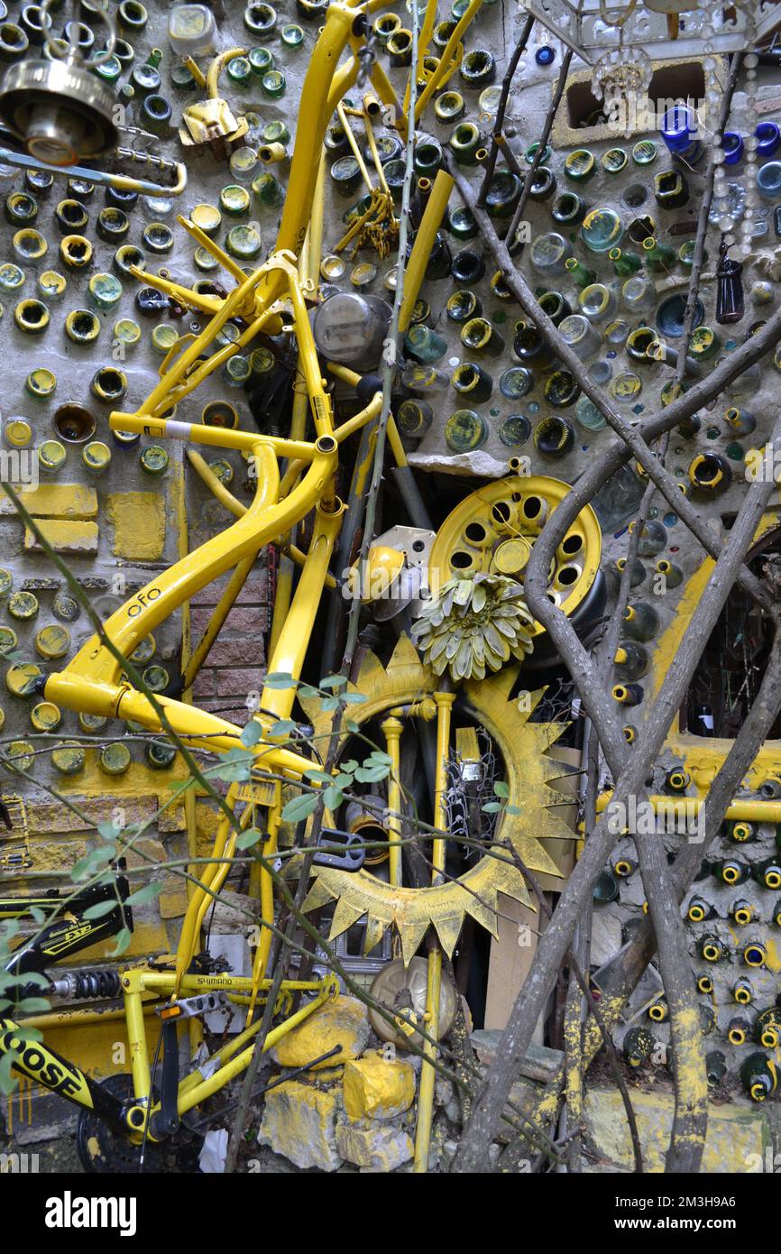 Cathedral of Junk, Austin, Texas Stock Photo - Alamy