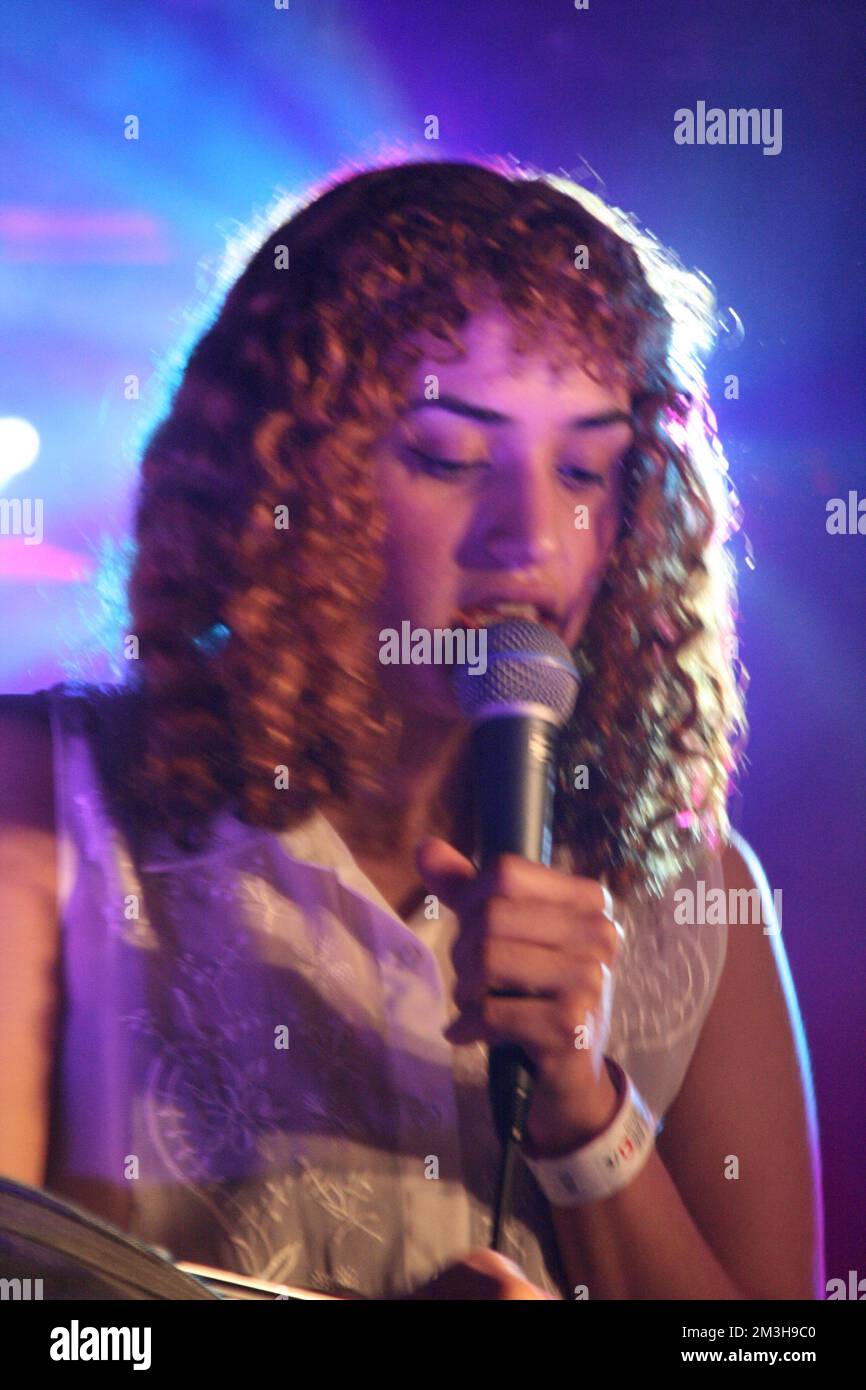 SXSW - Empress Of - Lorely Rodriguez in concert Stock Photo - Alamy