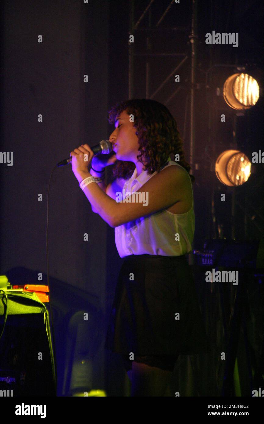 SXSW - Empress Of - Lorely Rodriguez in concert Stock Photo - Alamy