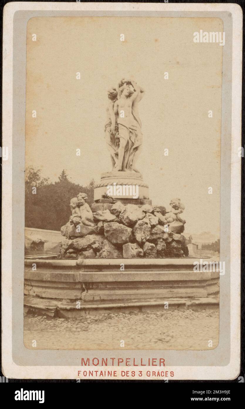 Monpellier. Fontaine des 3 Graces , Fountains, Goddesses, Graces, The ...