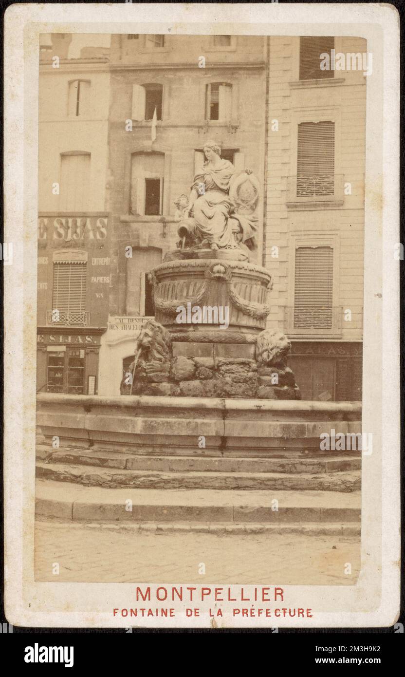 Monpellier. Fontaine de la préfecture , Fountains, Alexandre Benois ...