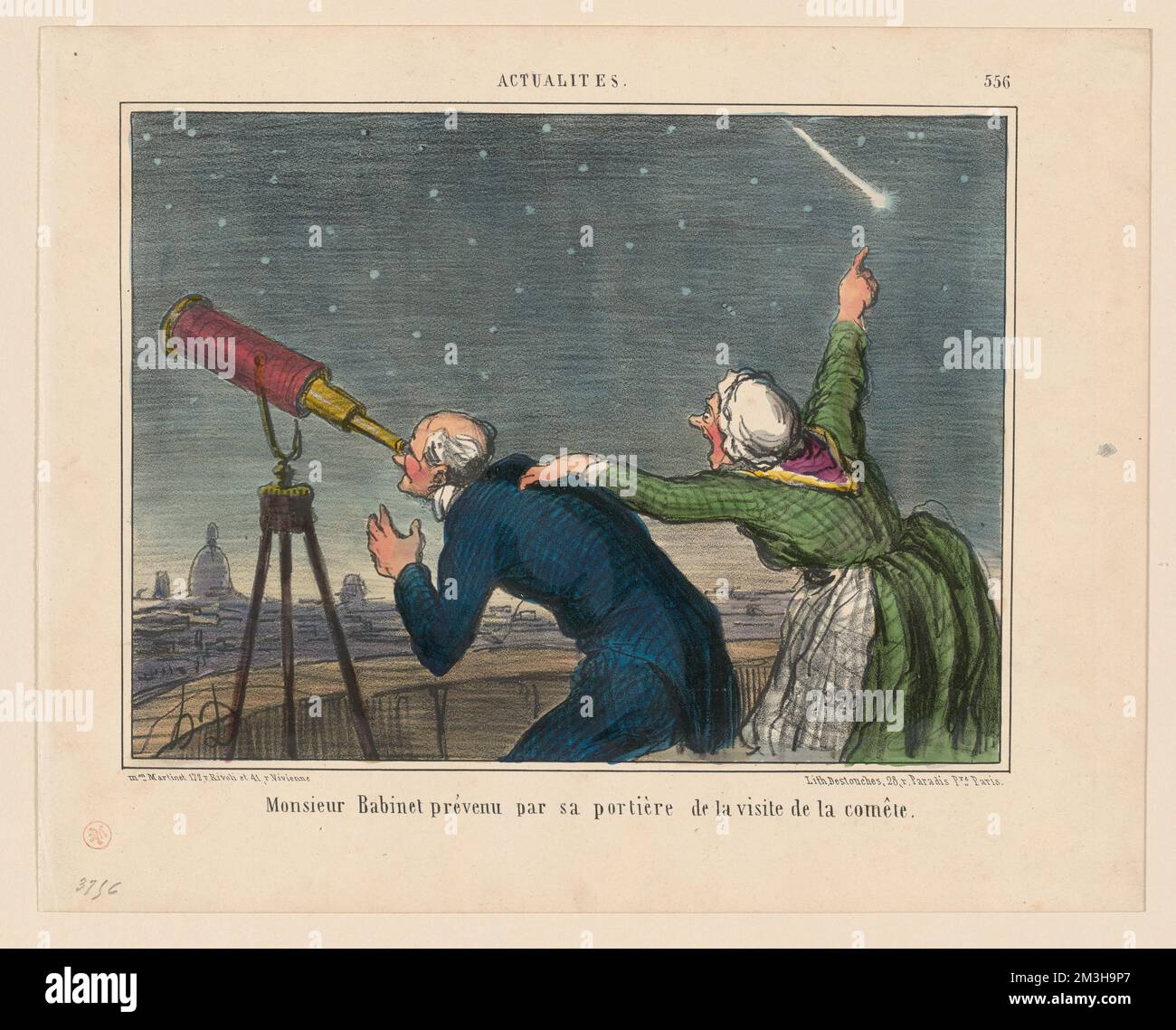 Monsieur Babinet prévenu par sa portière... , Physicists ...