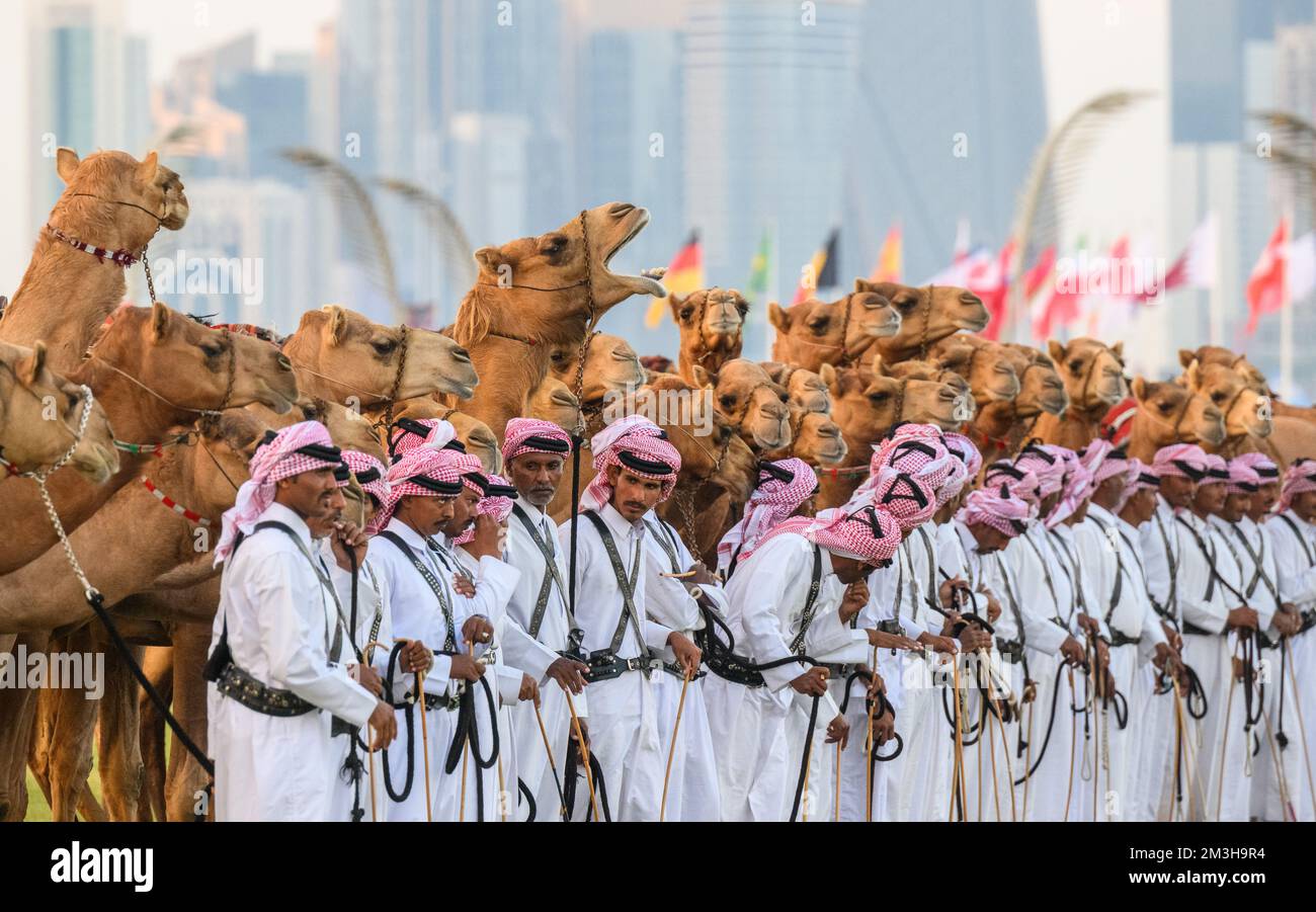 Doha, Qatar. 15th Dec, 2022. 15 December 2022, Qatar, Doha: Security ...