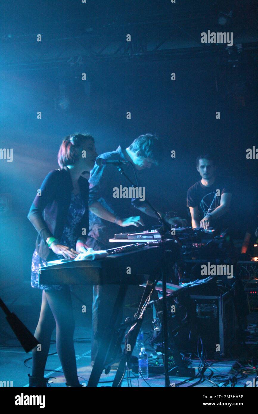 SXSW - Hundred Waters in concert Stock Photo - Alamy