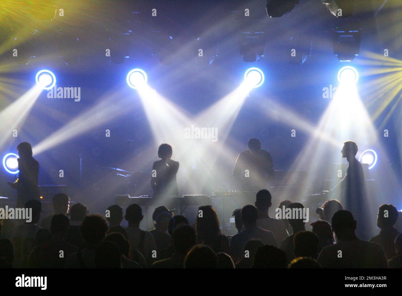 SXSW - Hundred Waters in concert Stock Photo - Alamy