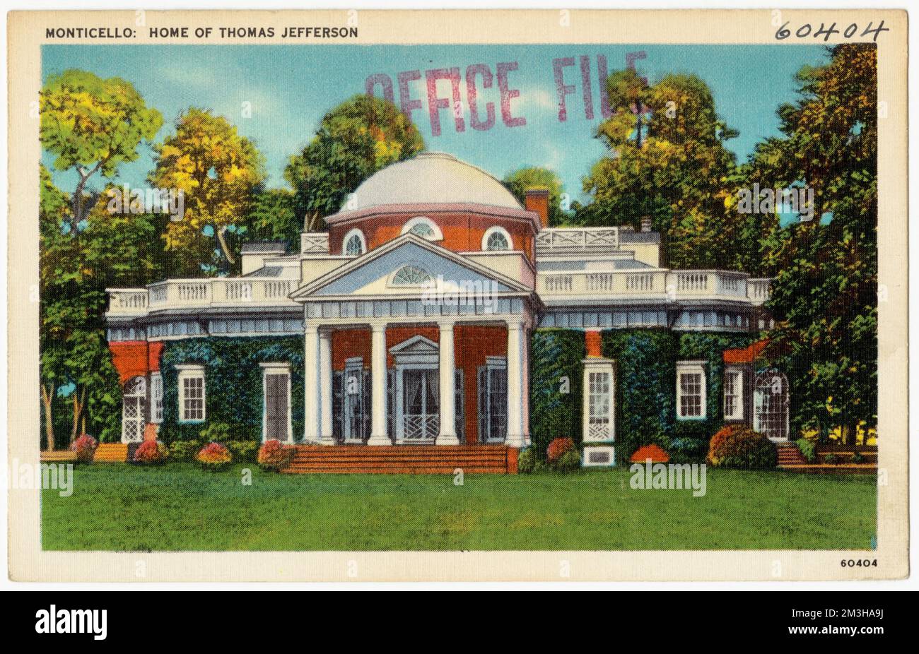 Monticello: Home of Thomas Jefferson , Historic buildings, Tichnor ...