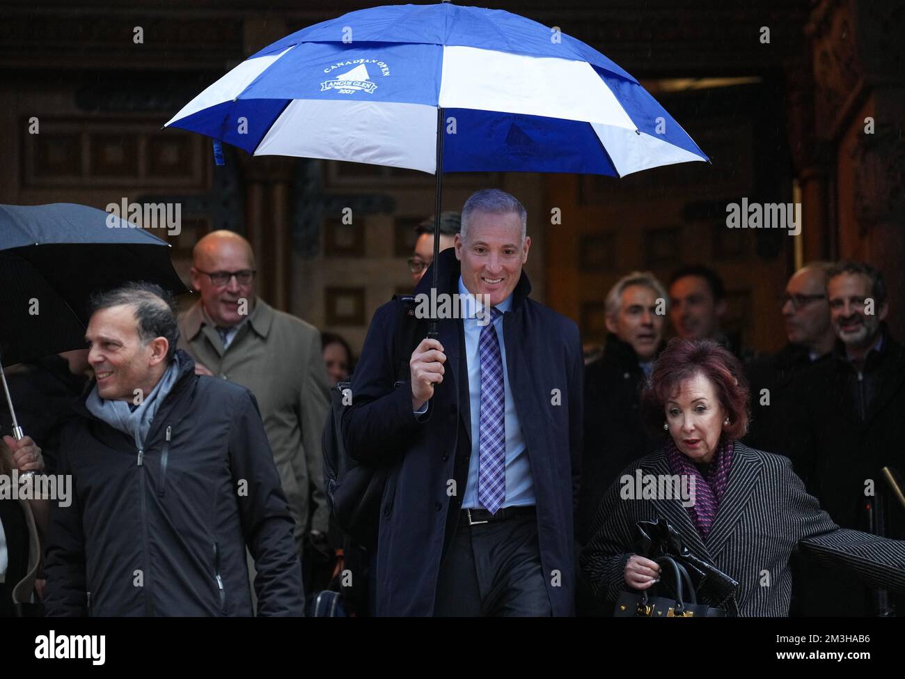 Canada. 15th Dec, 2022. Former CannTrust CEO Peter Aceto, centre ...