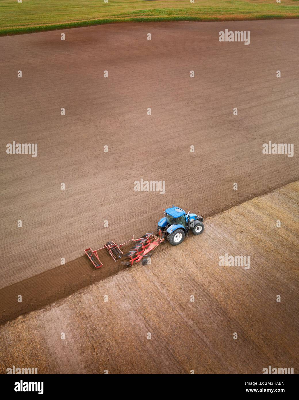 Cultivation soil tractor view from hi-res stock photography and images ...
