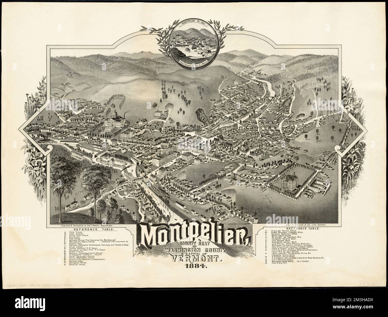 Montpelier, county seat of Washington County & capital of Vermont ...