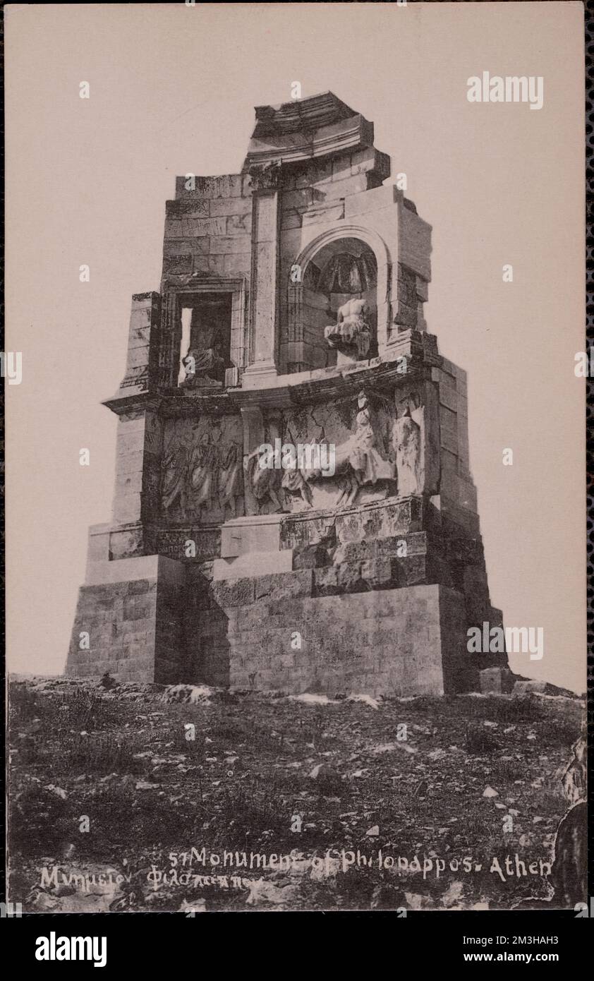 Monument of Philopappos, Athens - Μνημειον Φιλοπάππου , Archaeological ...