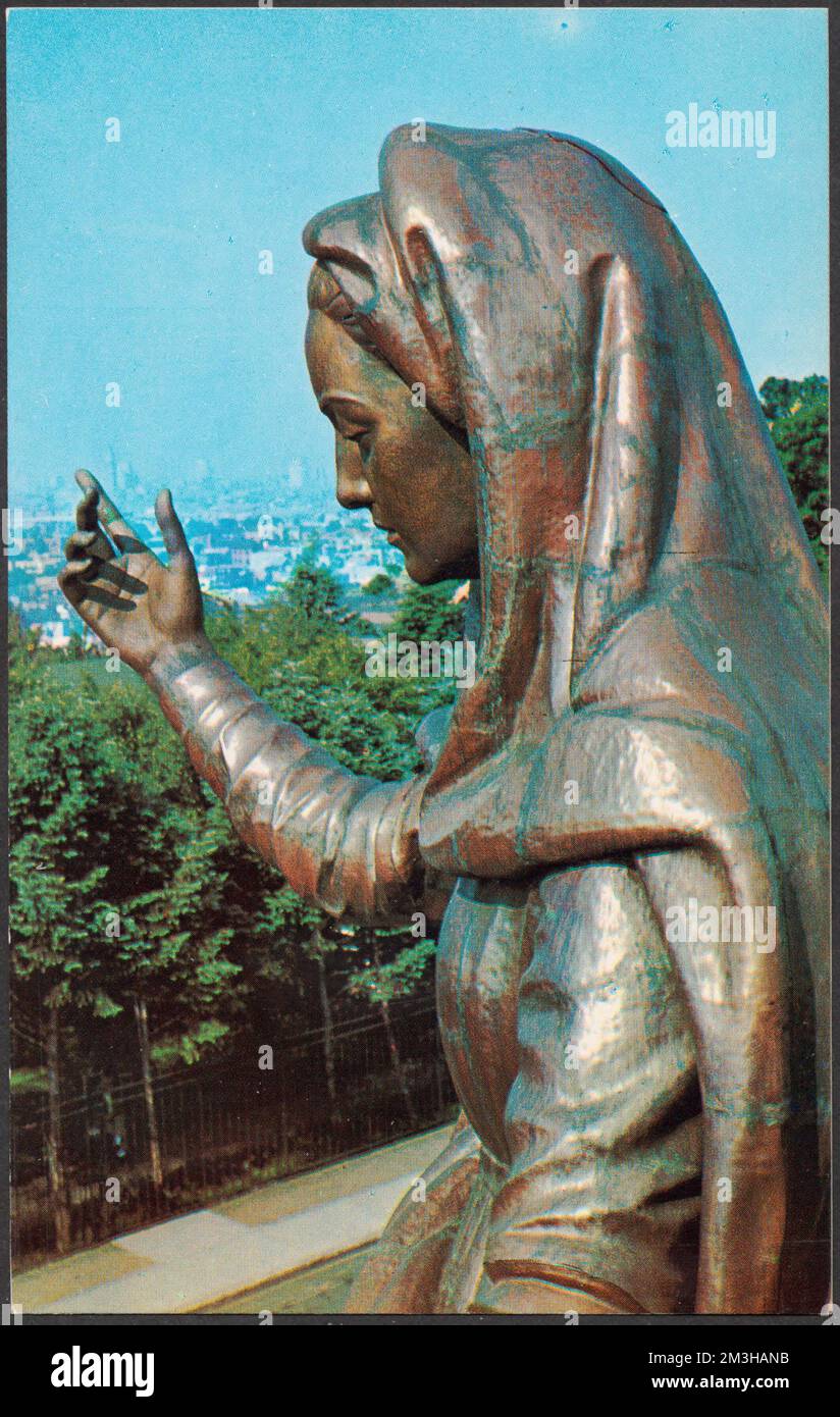 The monumental statue of the Madonna, 'Queen of the Universe ...