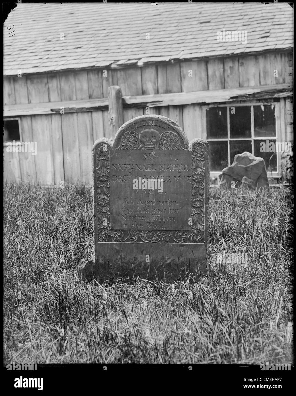 Monuments, Nathaniel Mather grave, Salem, Charter Street Cemetery ...