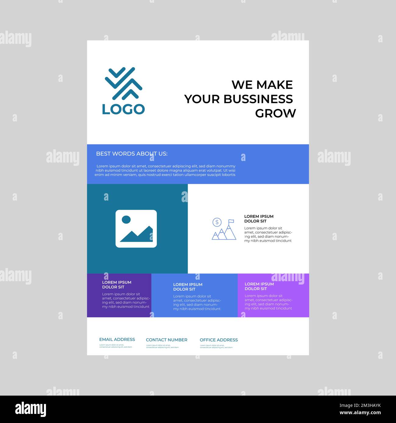 Corporate Business Flyer poster pamphlet brochure cover design template ...