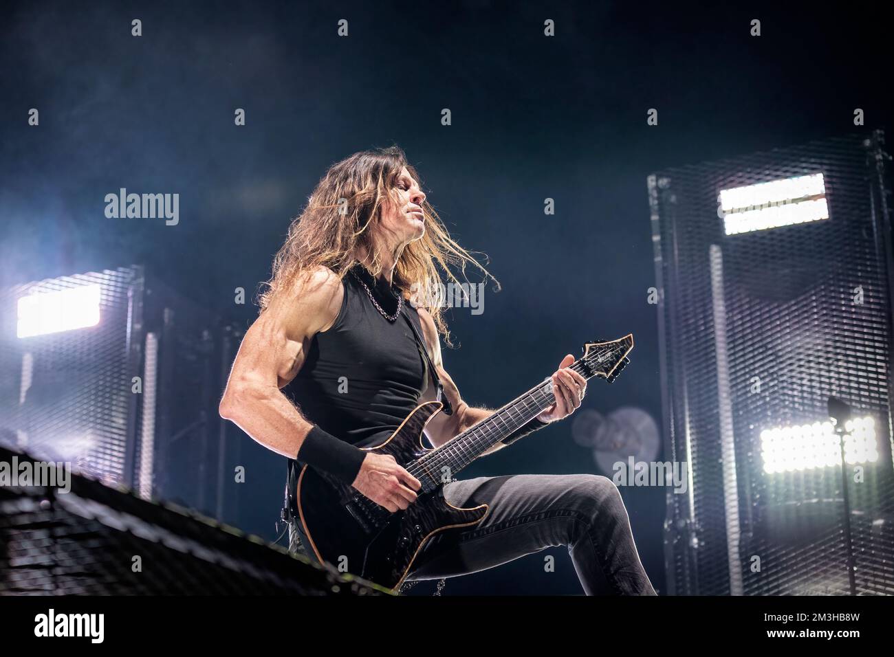 Oslo Norway 11th December 2022 The Swedish Heavy Metal Band In Flames Performs A Live
