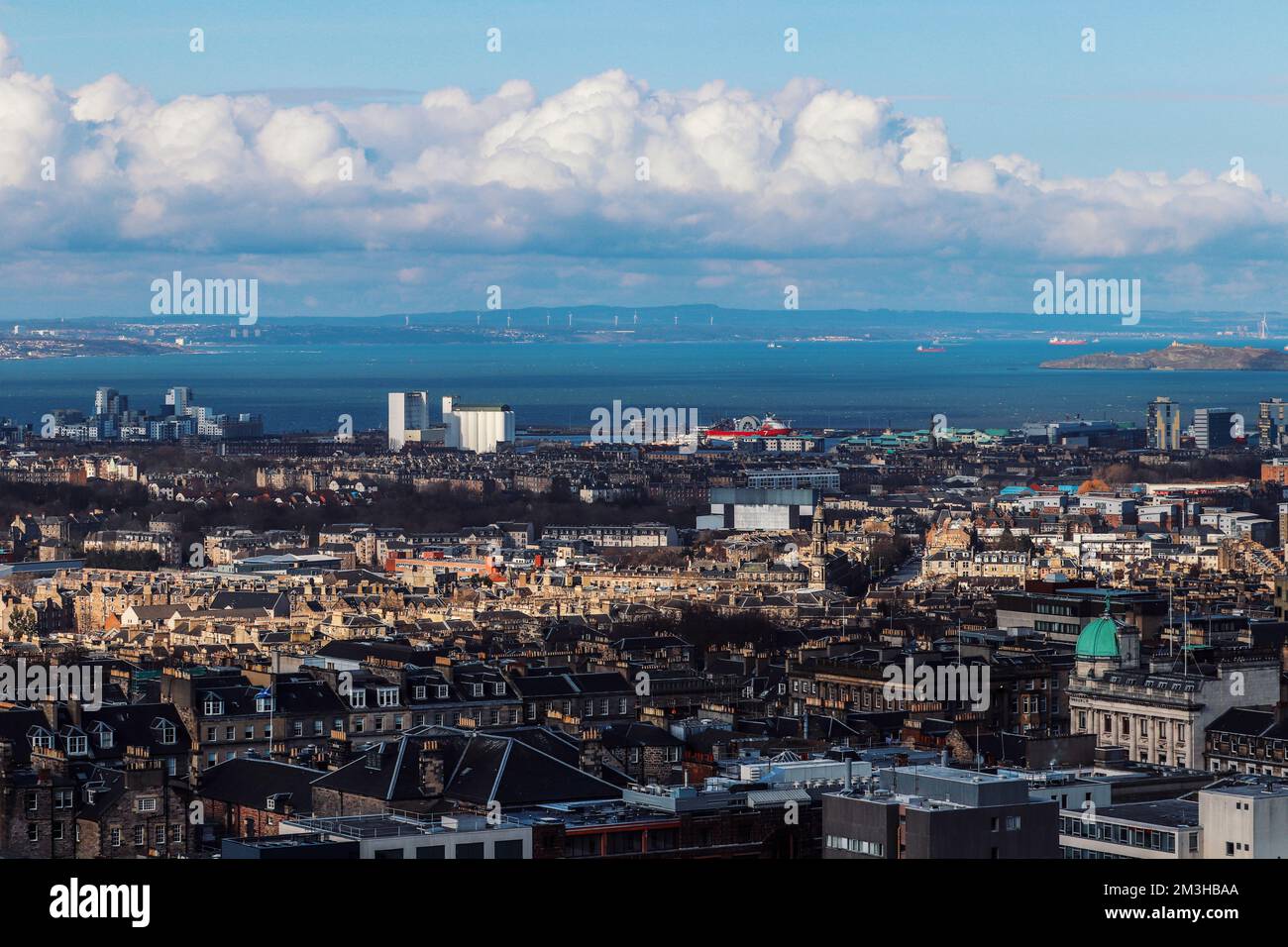 A cityscape of Edinburgh Western Harbour Stock Photo - Alamy