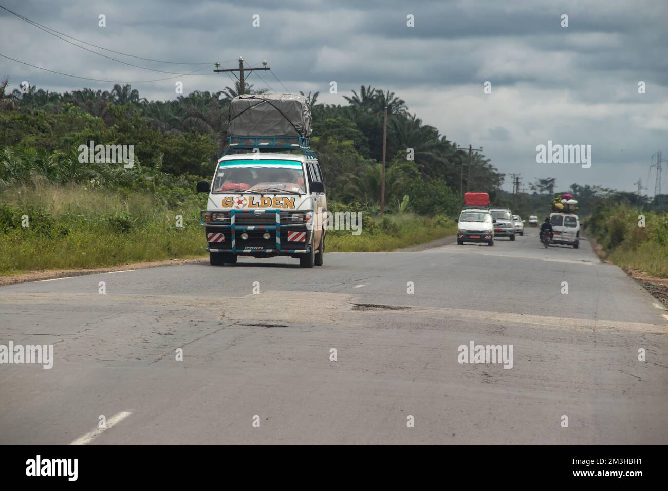Streets of Cameroon, South West Region, so called Ambazonia Land with ...